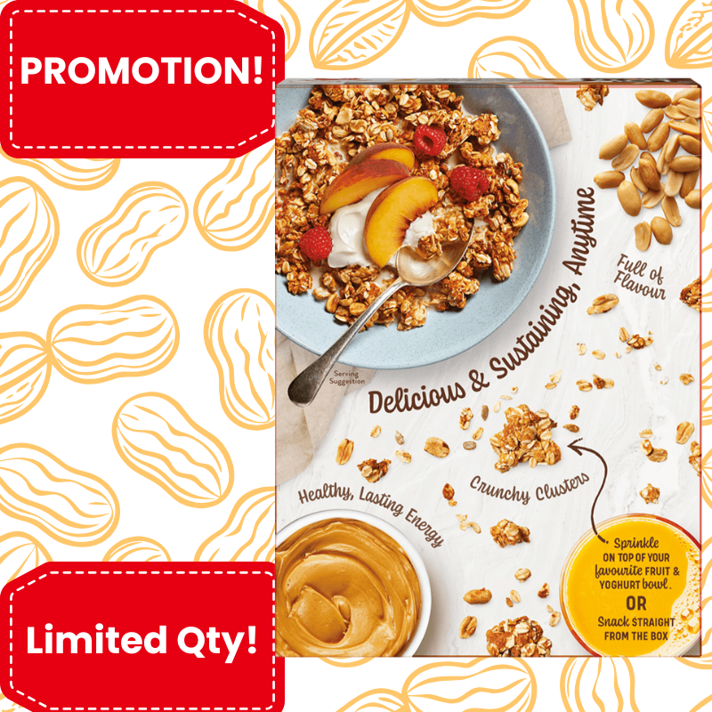 Red Tractor Protein Low Sugar Granola Peanut Butter 450g – Mrs Free ...