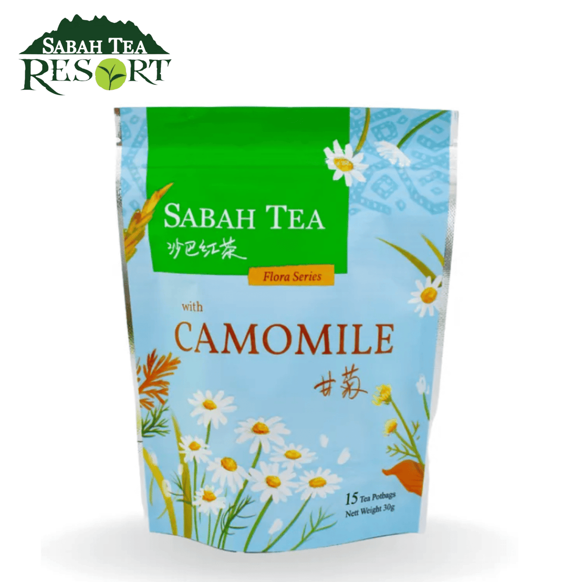 Sabah Tea Camomile (Flora ) Teabags 15 x 2g – Mrs Free Singapore