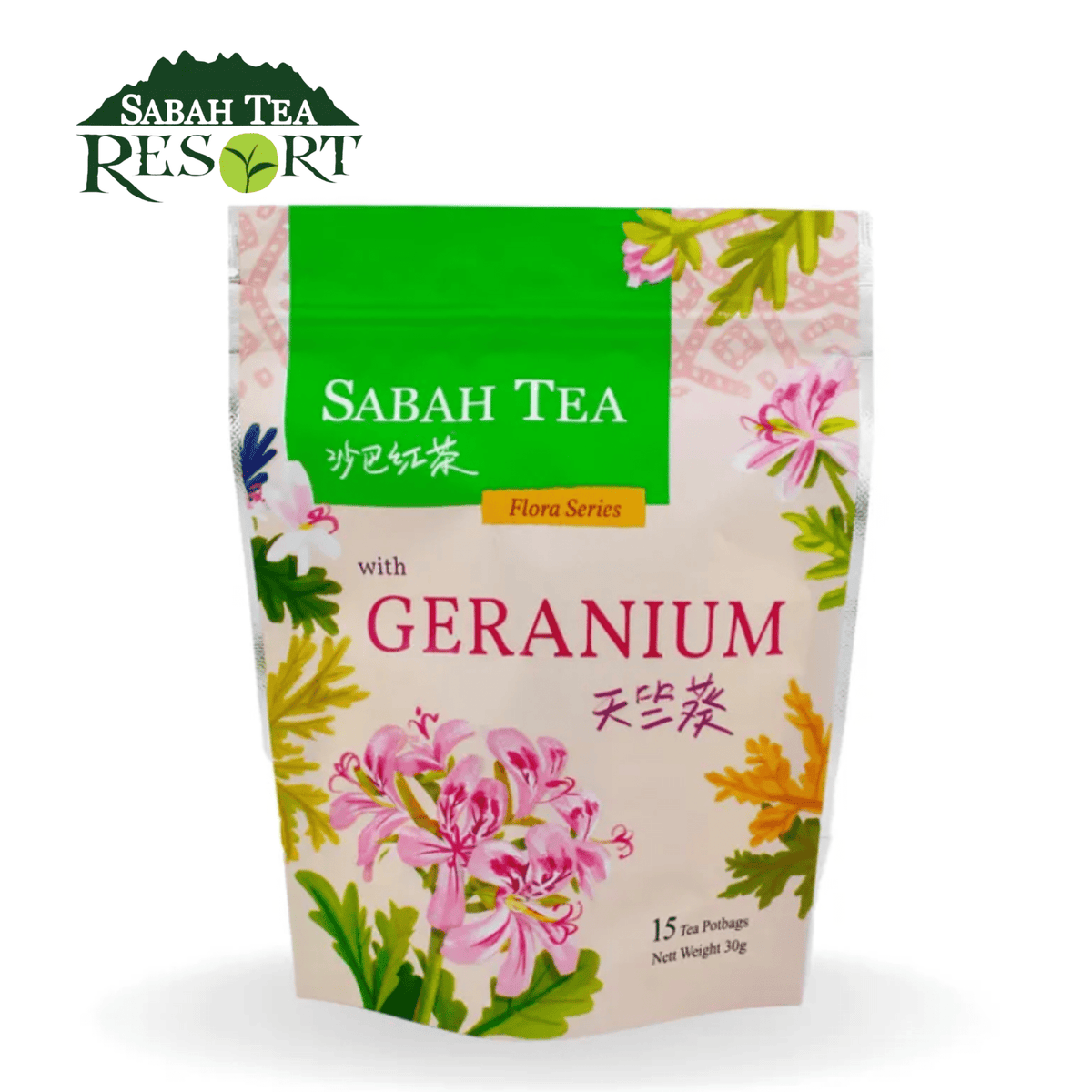 Sabah Tea Flora - Geranium ( 15 x 2g) (Available end of Nov24) – Mrs ...